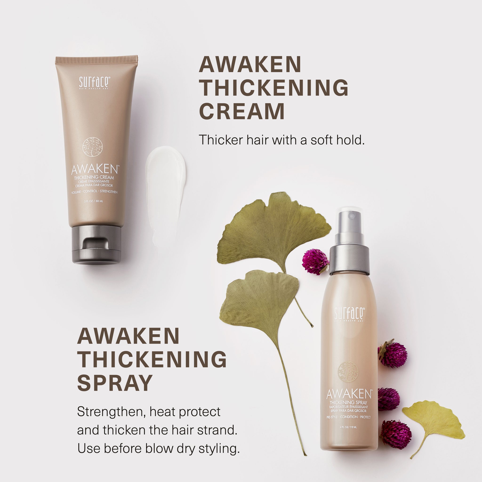 Surface | Awaken Thickening Cream | Strengthen & Rejuvenate Hair ...