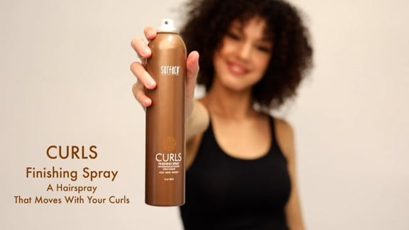 Surface | Curls Finishing Spray | Defining Fibers, Hold & Protect Hair ...