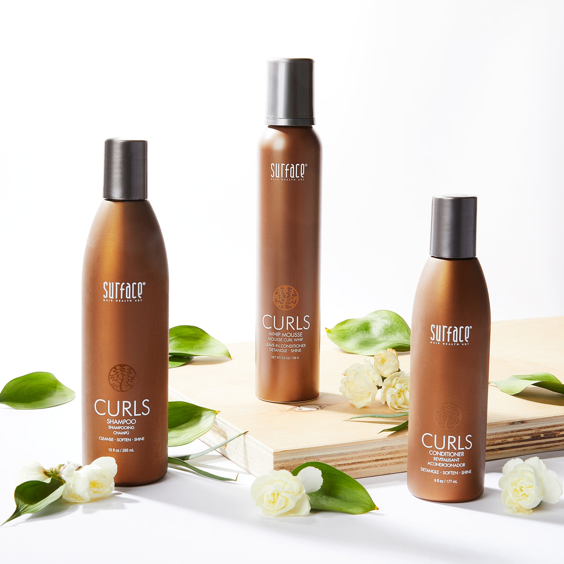Surface | Curls Box Set | Shampoo, Conditioner & Leave-In Conditioner ...